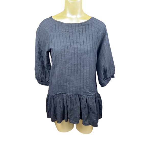 Hidden Alley | Dresses | Hidden Alley Eyelit Black Ruffle Cotton Lined ...